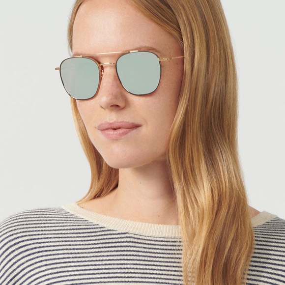 KREWE | Accessories | Krewe Earhart Matte Black And Gold Titanium ...